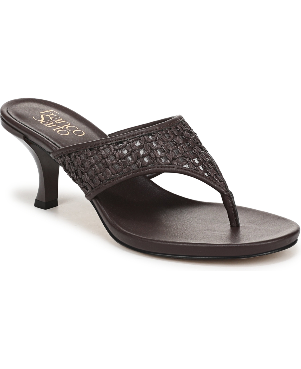 Click here for Franco Sarto Womens Chantal Slip-On Sandals - Brow... prices