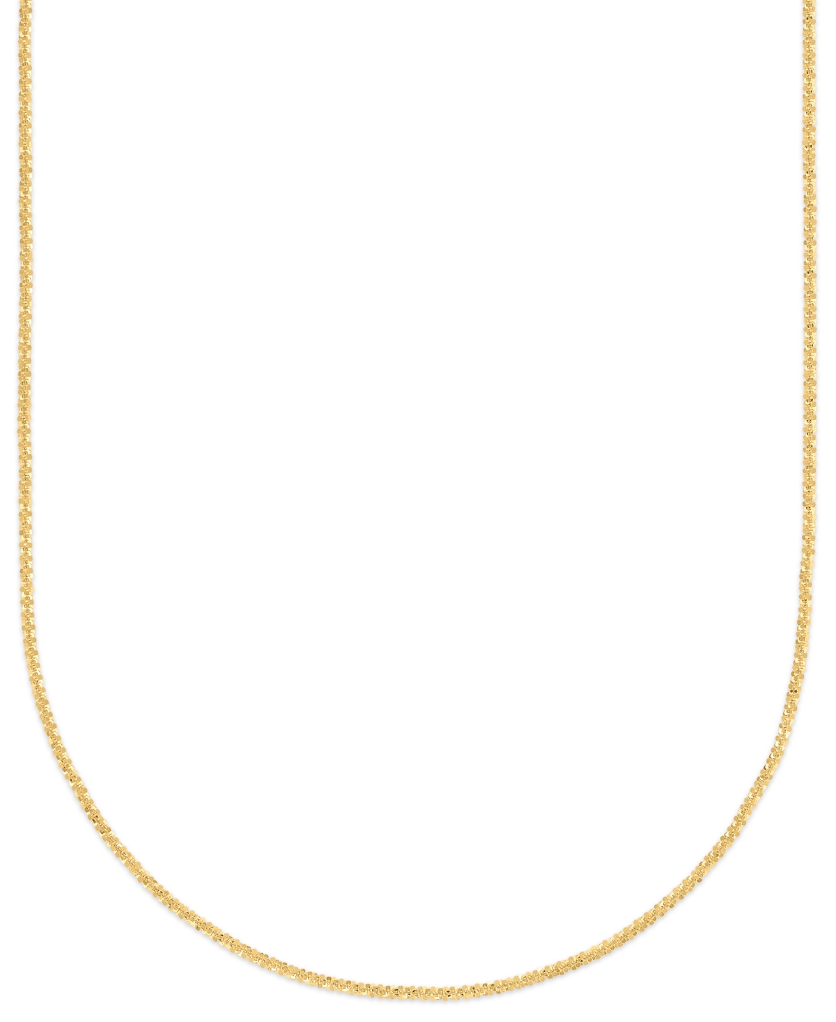 Click here for Sparkle Chain 16 Necklace in 10k Yellow Gold (2mm)... prices