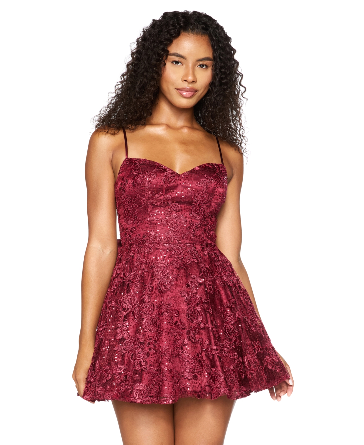 Click here for Alex & Sophia Juniors Sweetheart Neckline Embroide... prices