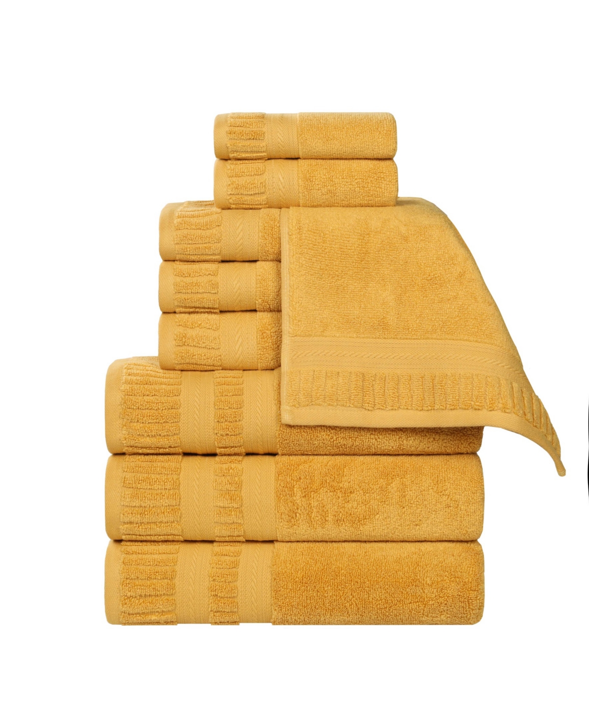 Click here for Superior Venice Cotton 9-Piece Towel Set - Gold prices