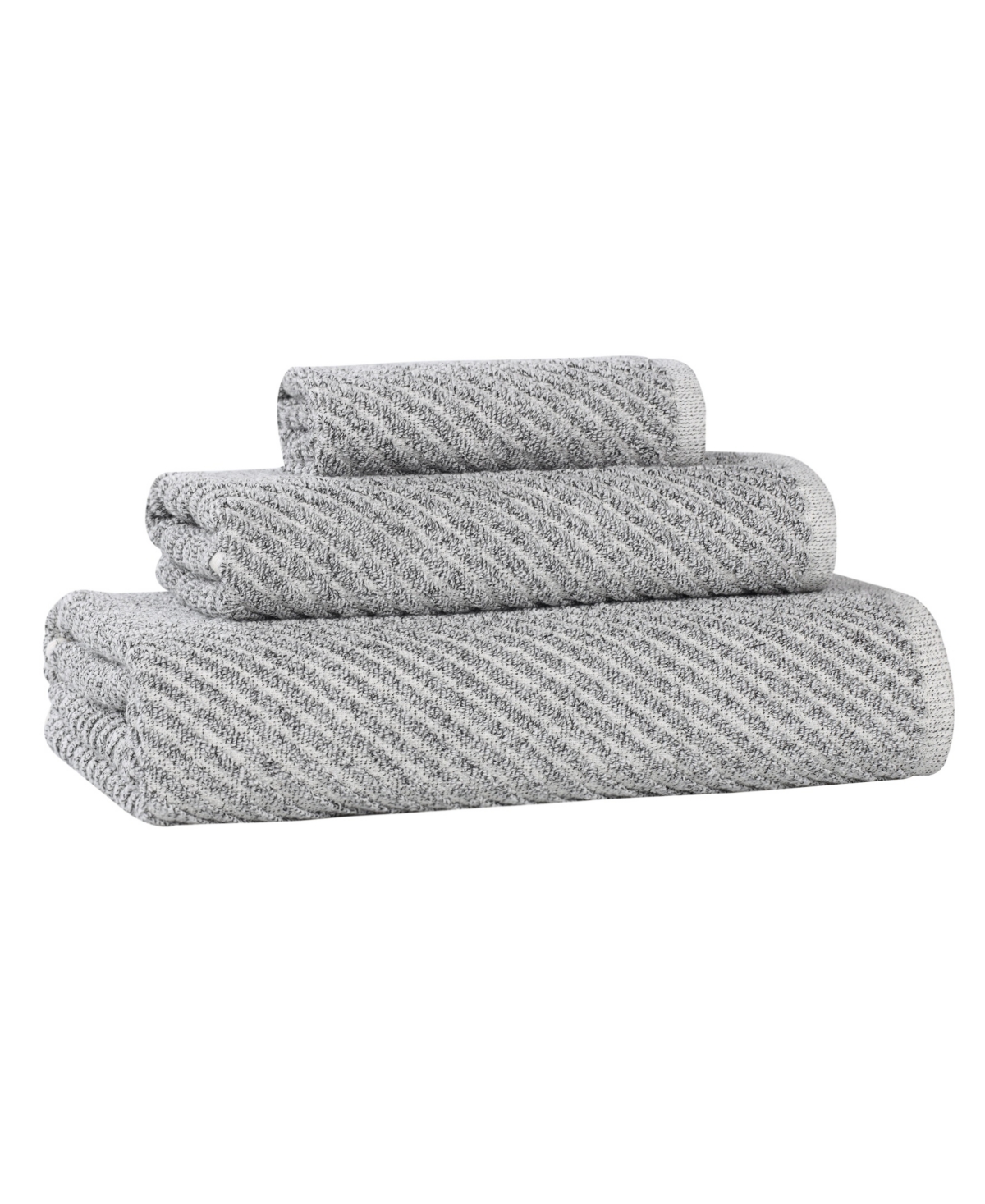 Click here for Superior Amelia Cotton 3-Piece Towel Set - Charcoa... prices