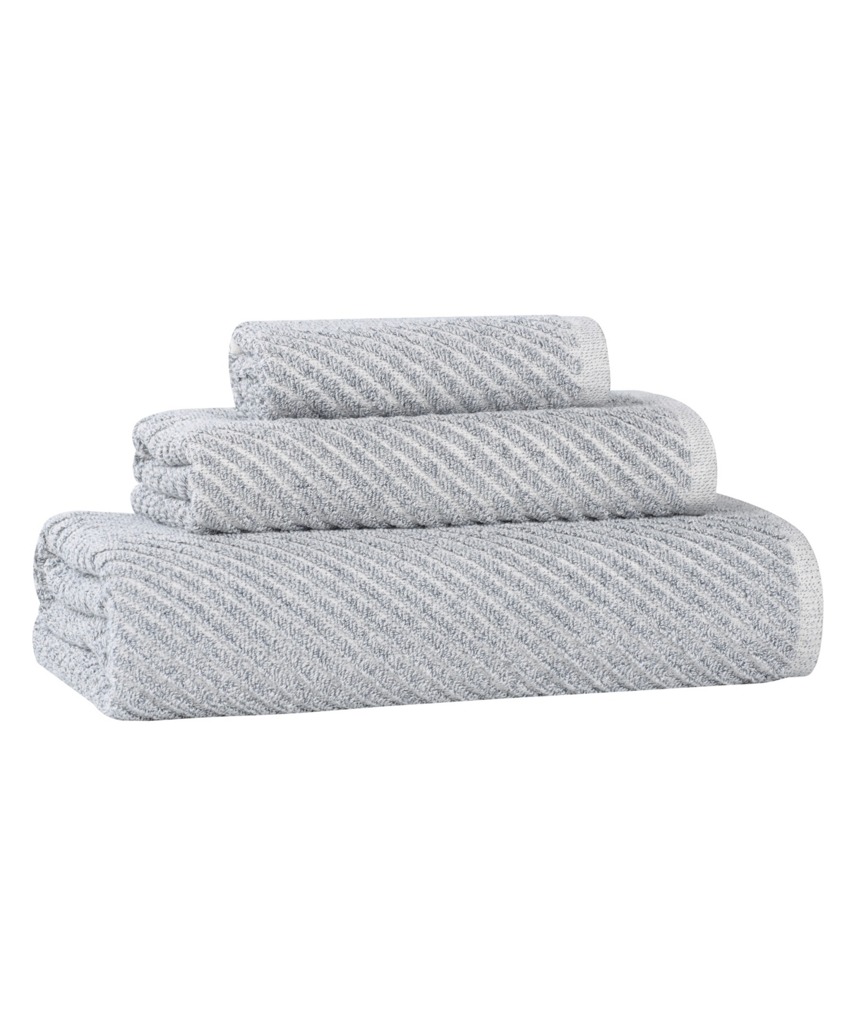 Click here for Superior Amelia Cotton 3-Piece Towel Set - Denim B... prices