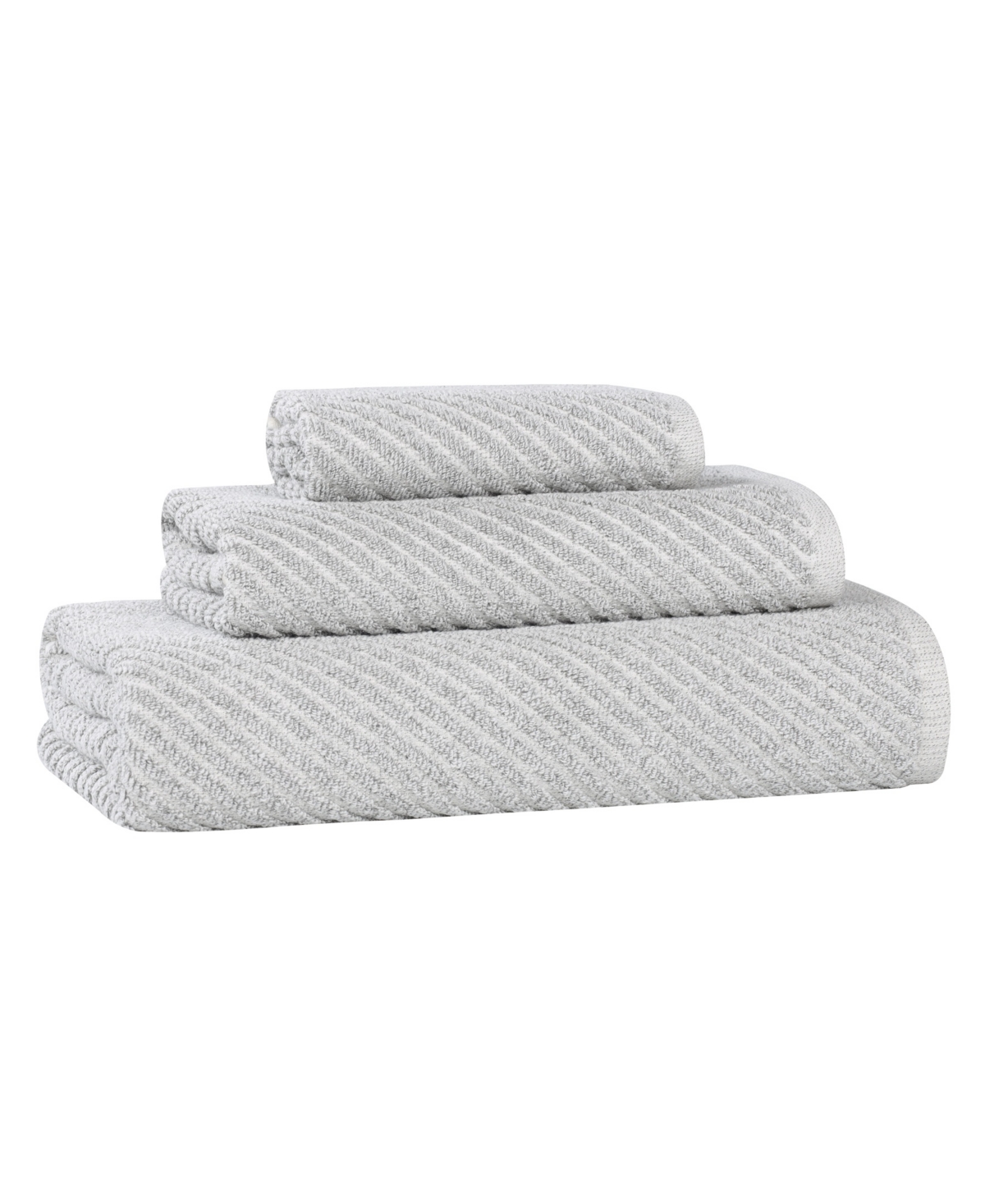 Click here for Superior Amelia Cotton 3-Piece Towel Set - Platinu... prices