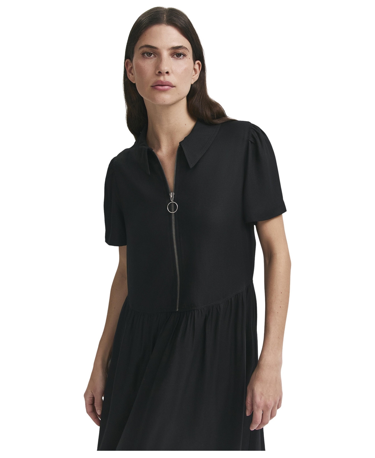 Click here for Finery London Womens Orion Zip Front Midi Shirt Dr... prices