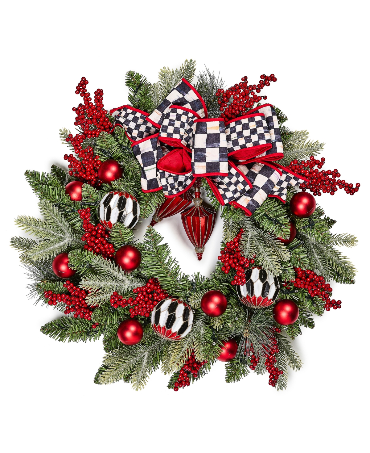 Click here for MacKenzie-Childs Merry Christmas Illuminated 24 Wr... prices