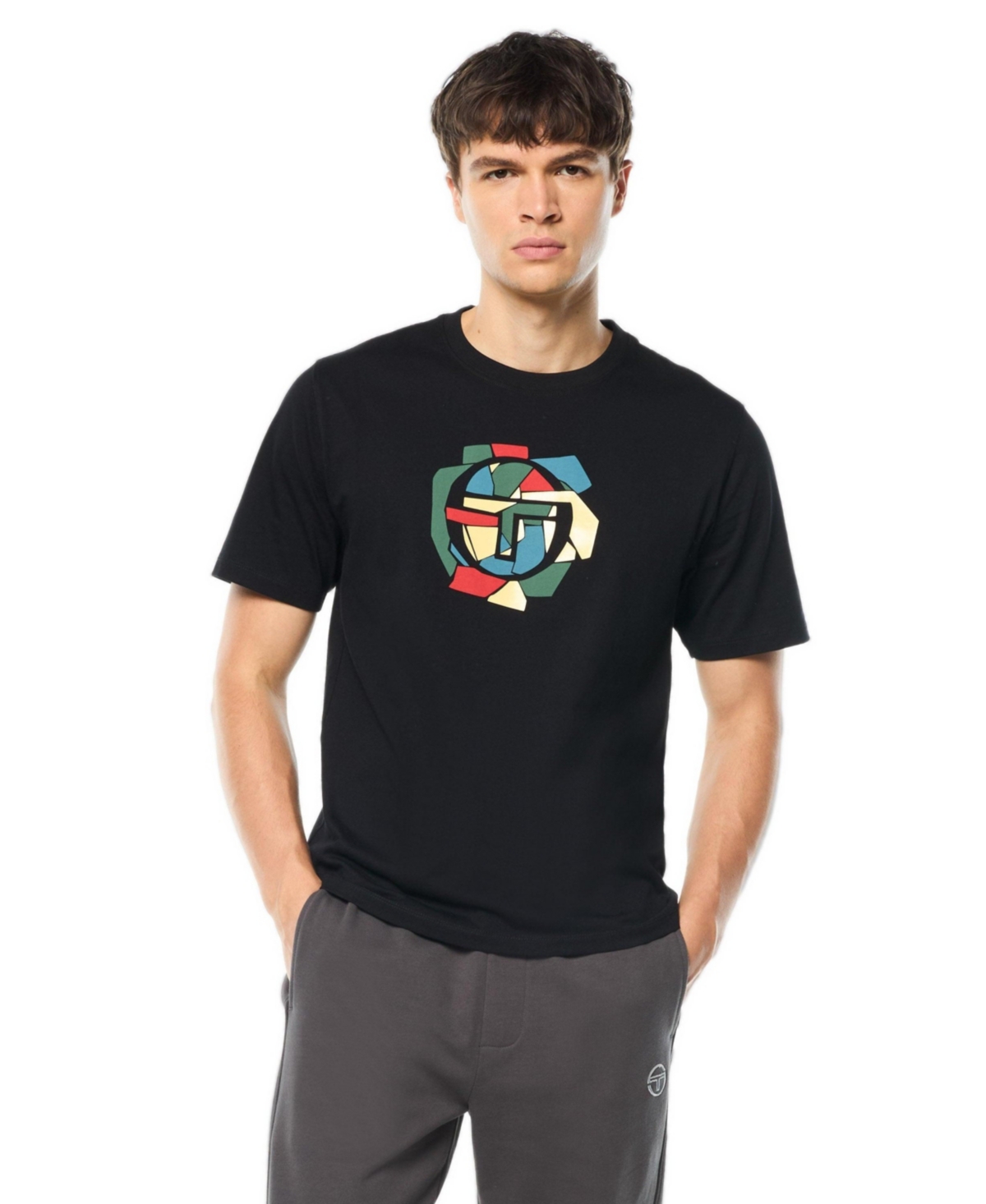 Click here for Sergio Tacchini Mens Pezzi Graphic Crewneck T-Shir... prices