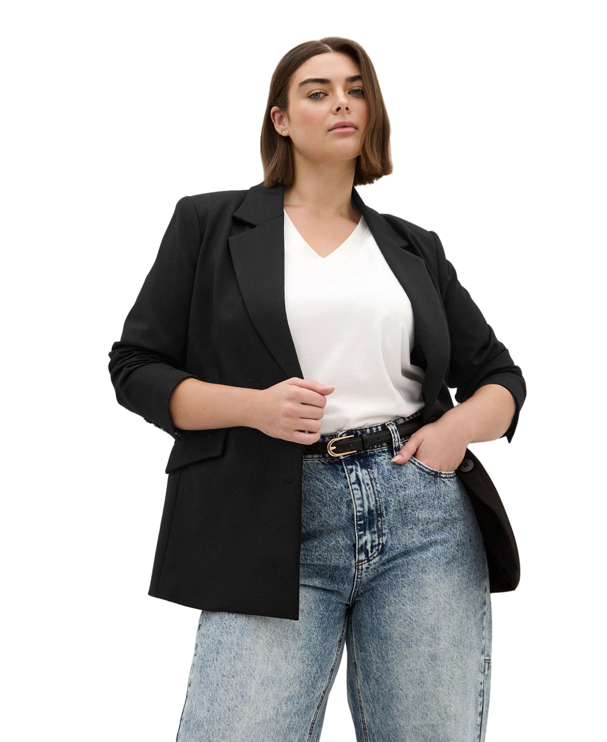 Click here for City Chic Plus Size Galactic Oversized Stretch Pon... prices