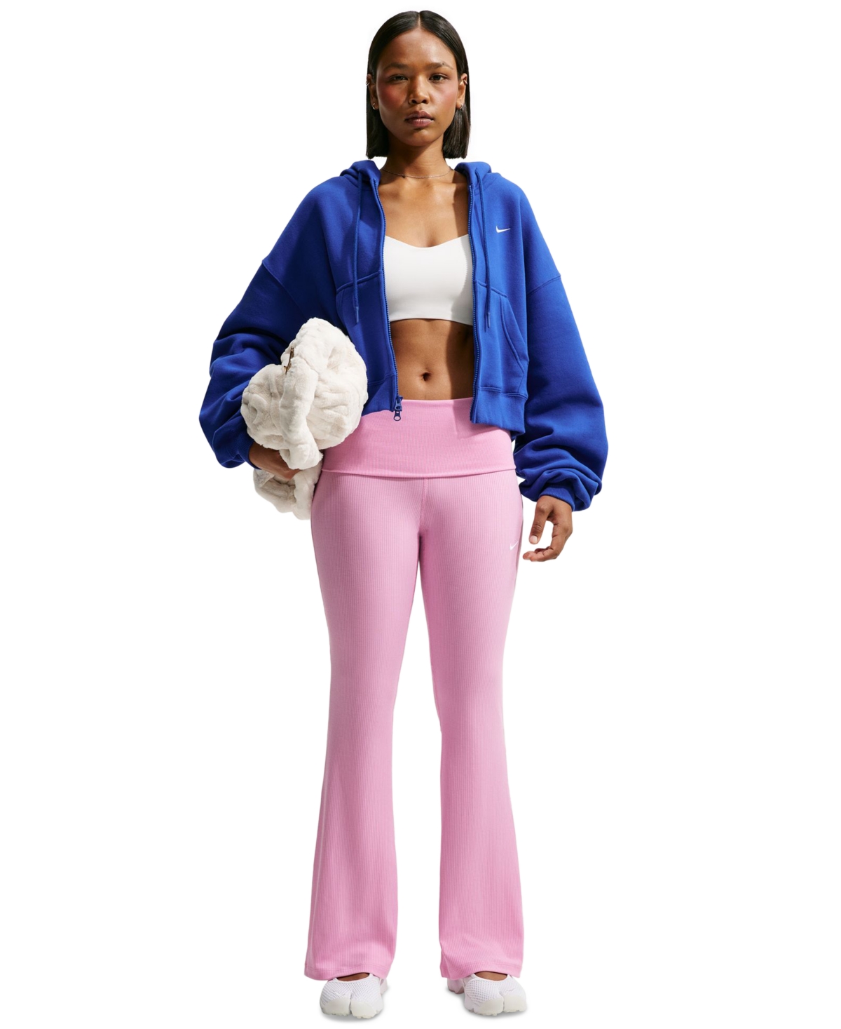 Click here for Nike Womens Sportswear Chill Knit Mid-Rise Tight R... prices