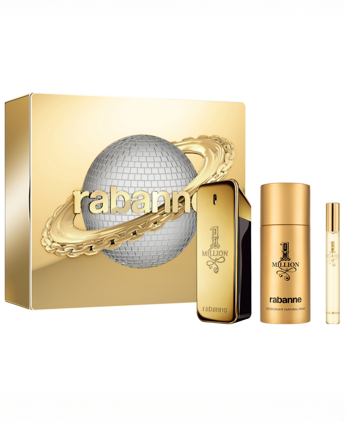 Click here for Rabanne 3-Piece 1 Million Eau de Toilette Gift Set prices