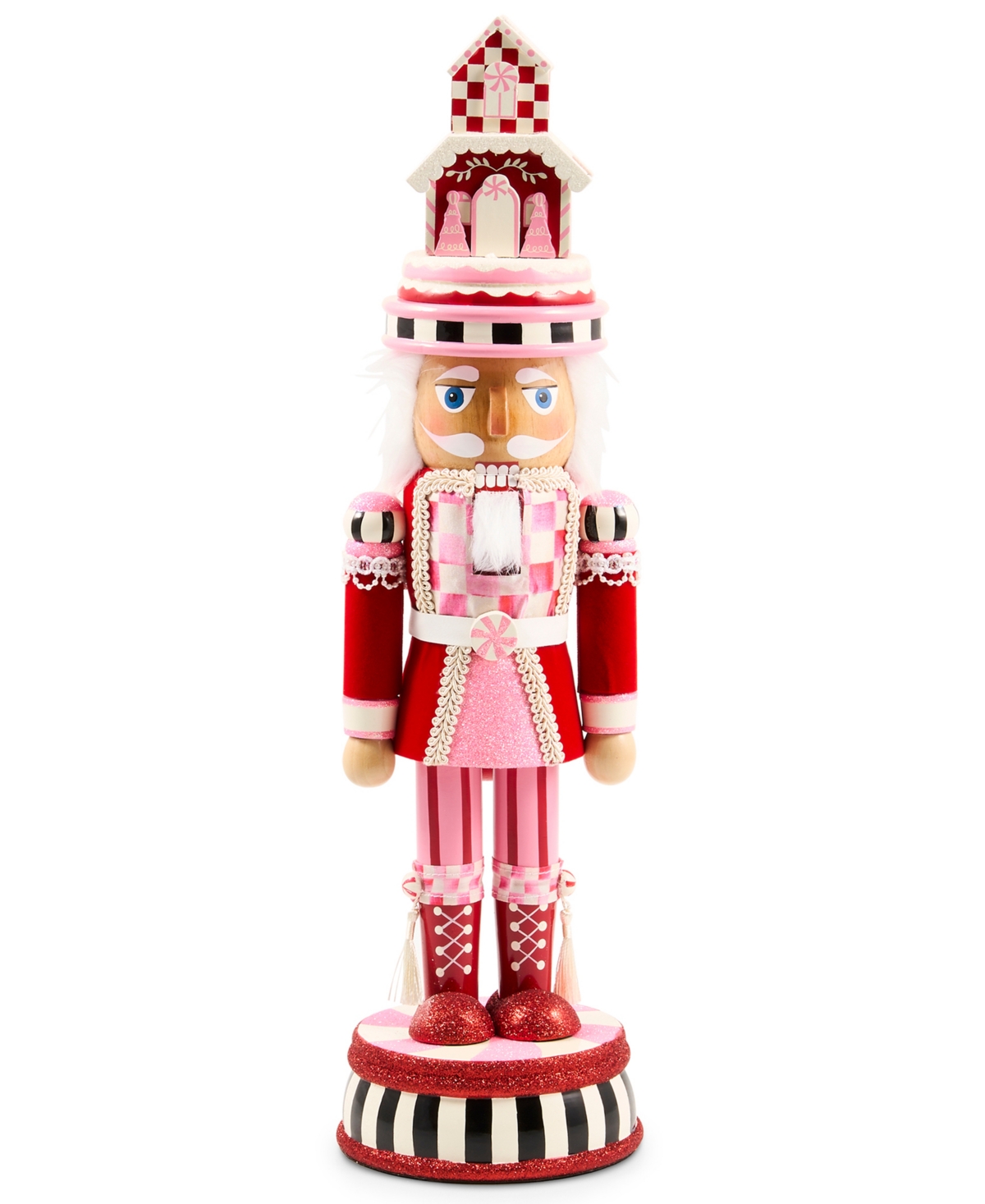 Click here for MacKenzie-Childs Ruby Red Wood Nutcracker - Multi prices
