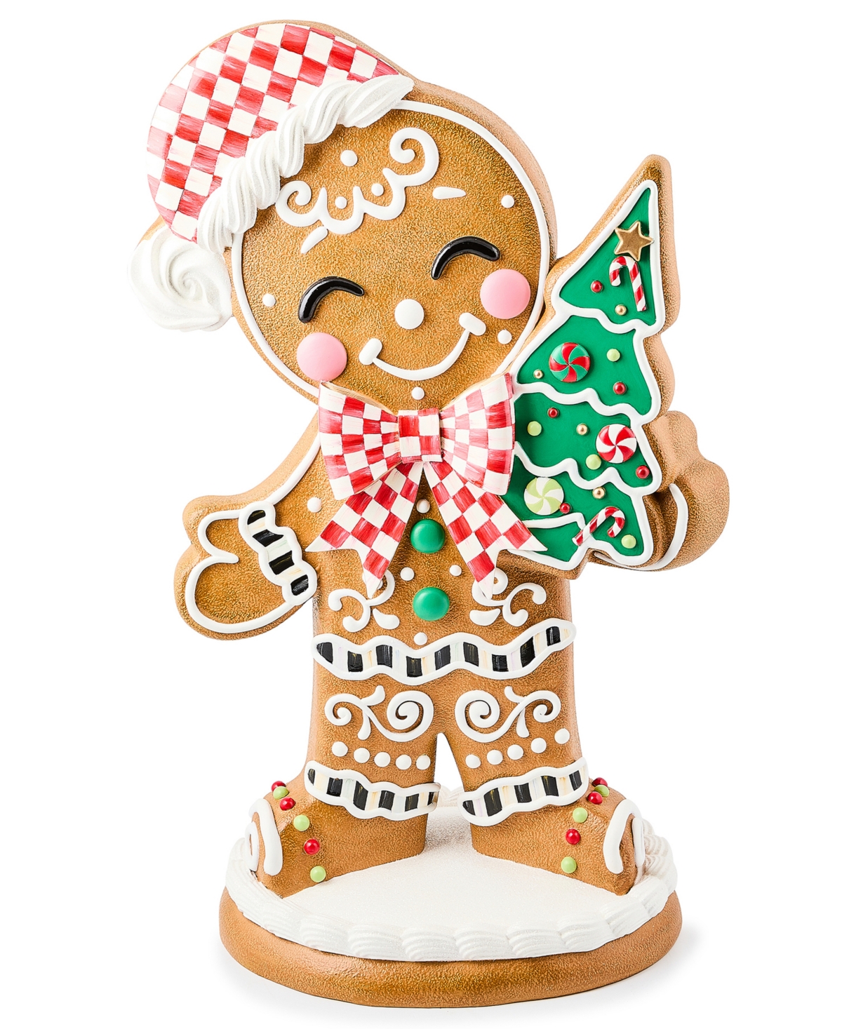 Click here for MacKenzie-Childs Gingerbread Trophy Boy - Multi prices