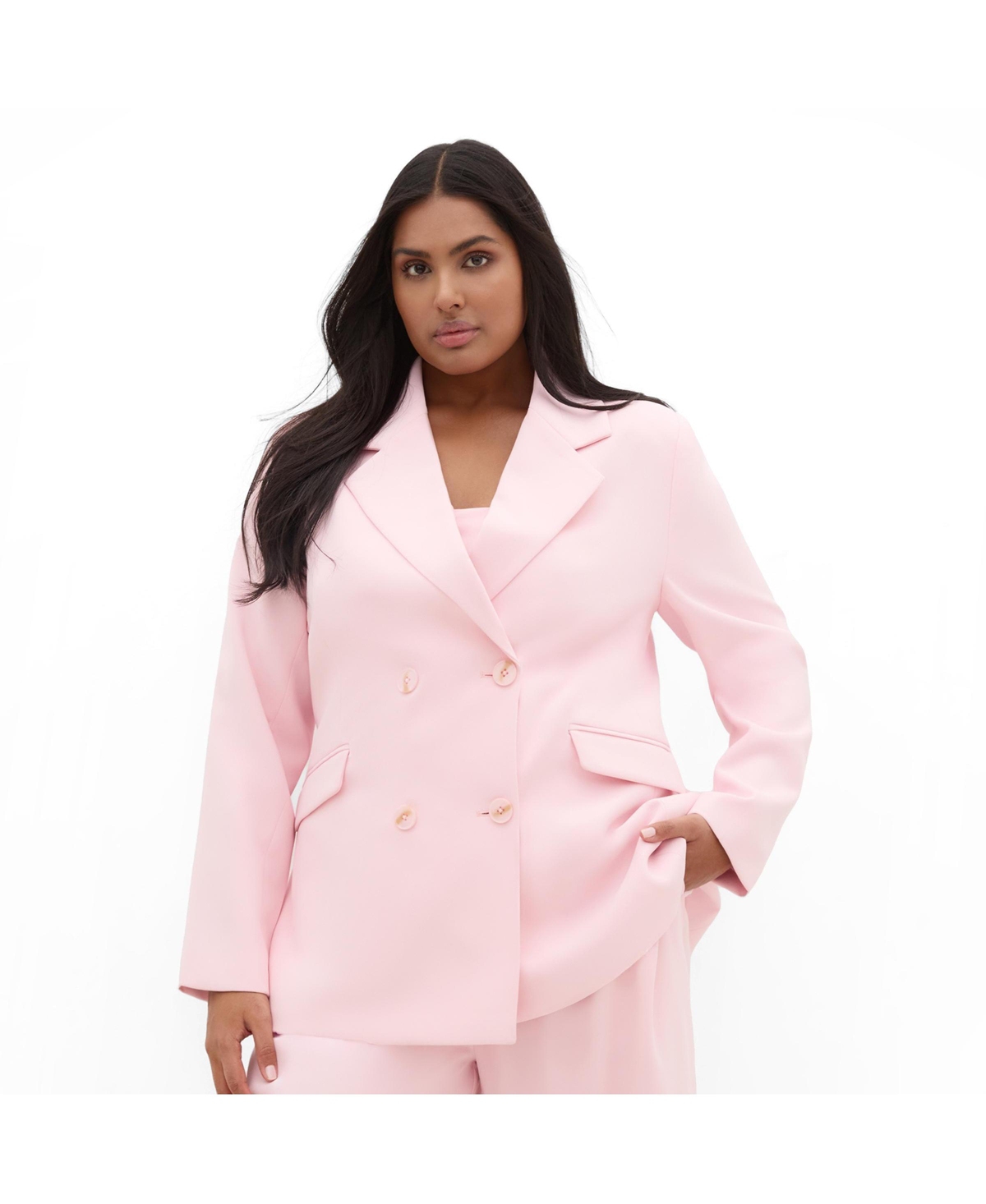 Click here for City Chic Womens Holly Double Breasted Blazer - So... prices