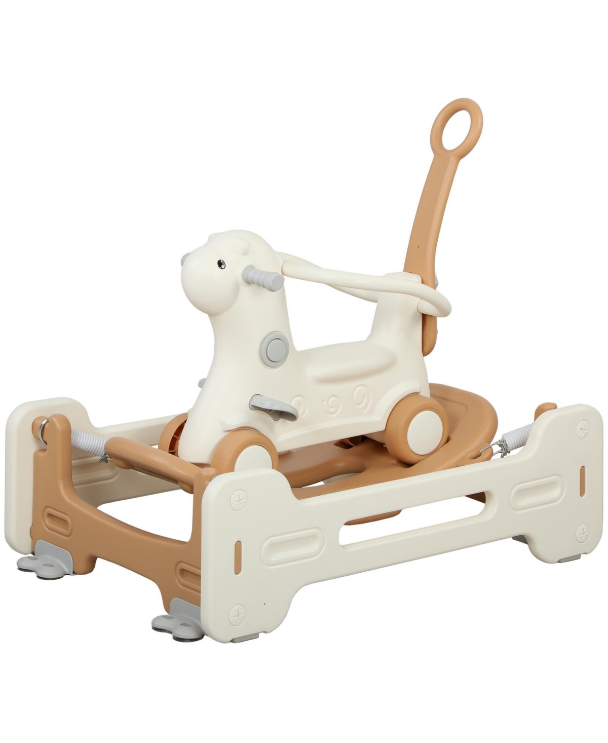 Click here for Glintex 5-in-1 Rocking Horse with Guardrails and P... prices
