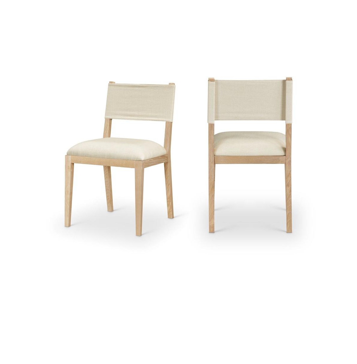 Click here for Meridian Furniture Avon Linen Textured Fabric Dini... prices