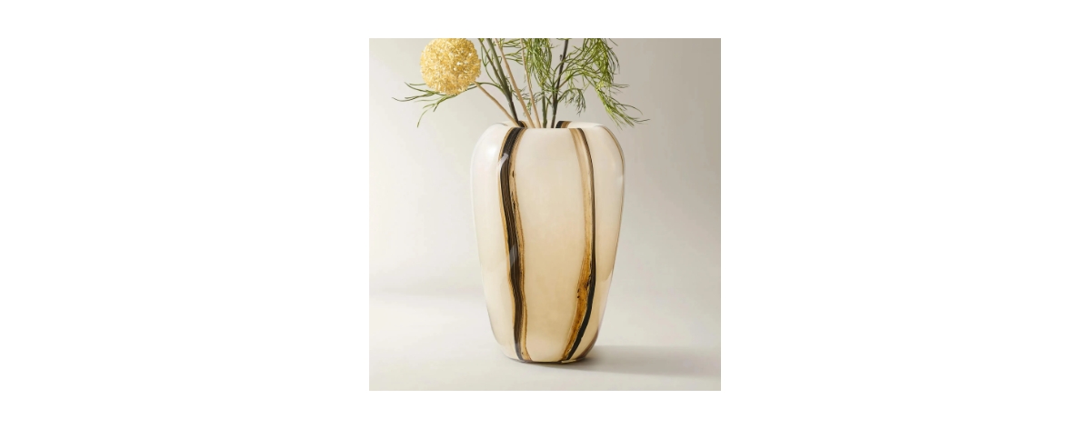 Click here for Z Gallerie Gavin Glass Vase - Brown prices
