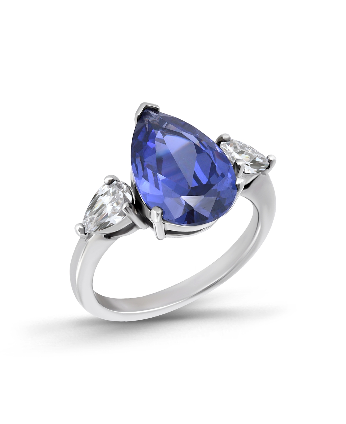 Click here for Macys Pear Cut Tanzanite Cubic Zirconia Statement... prices