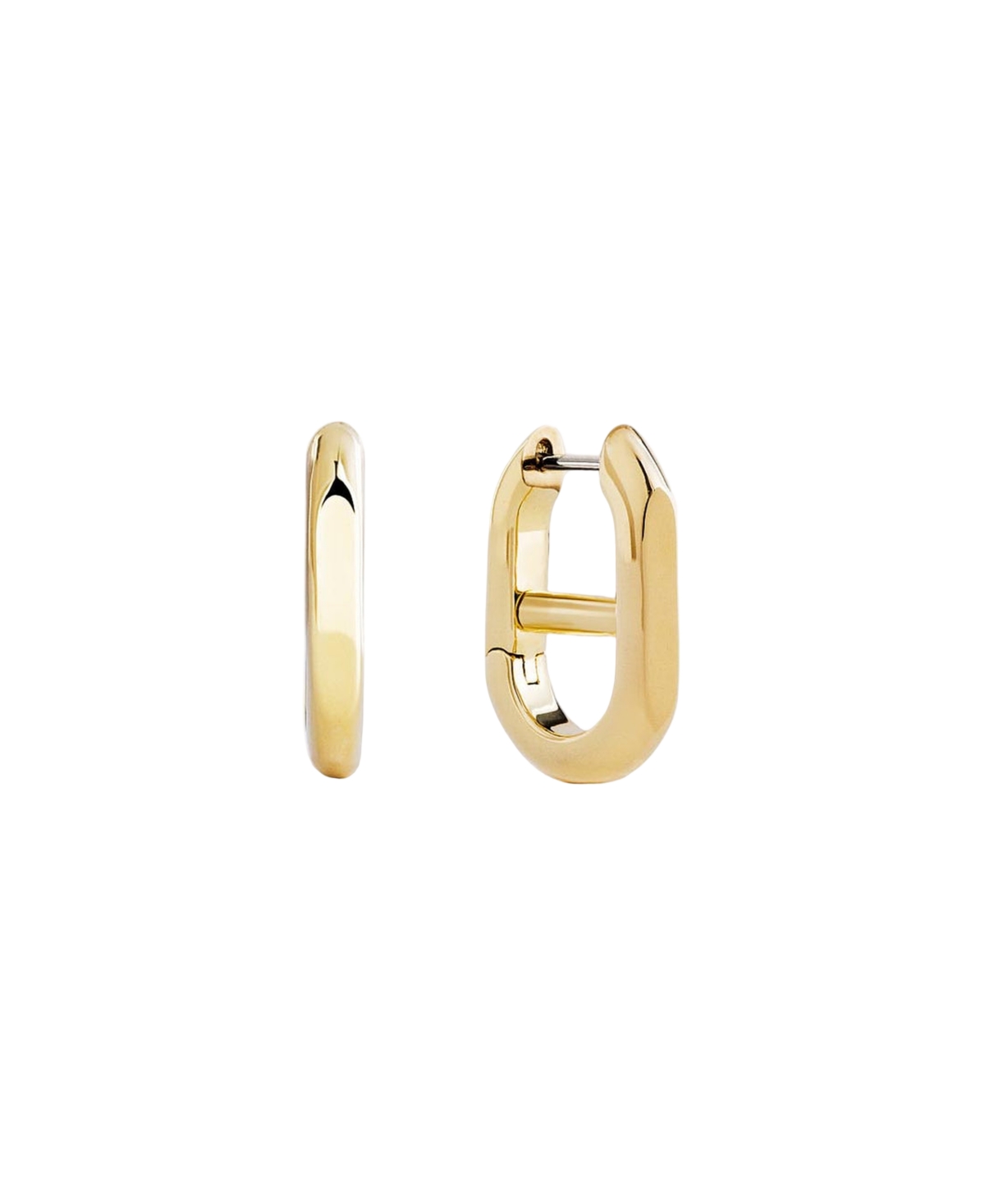 Click here for Ana Luisa Eve 14k Gold-Plated Bar Hoops Earrings -... prices