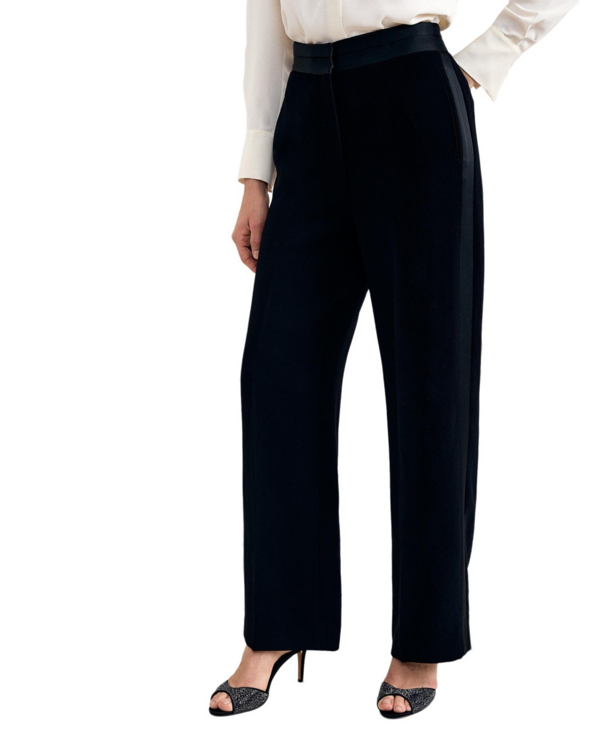 Click here for Phase Eight Womens Ryleigh High-Waisted Wide-Leg T... prices
