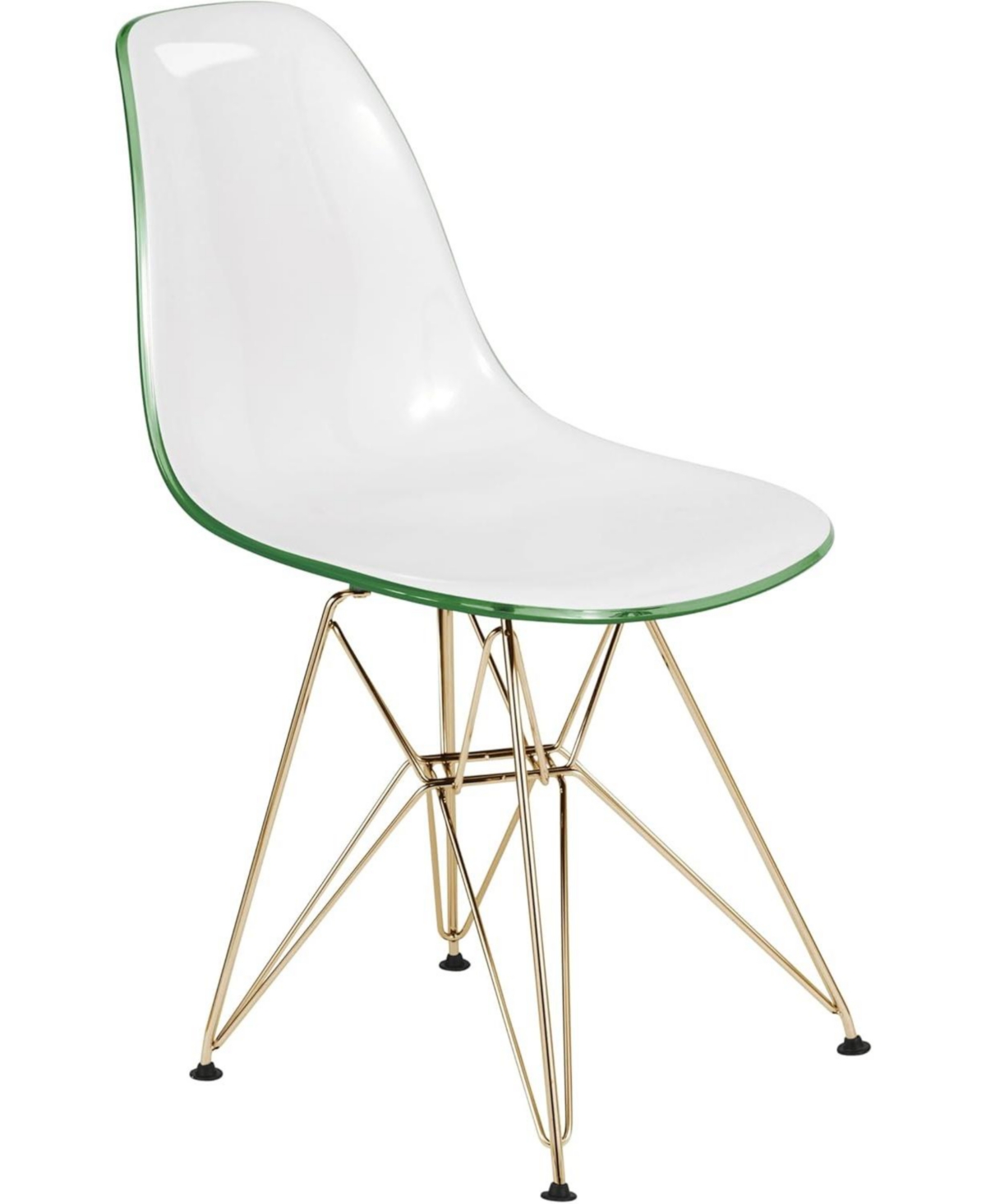 Click here for LeisureMod Cresco Molded Eiffel Side Chair with Go... prices