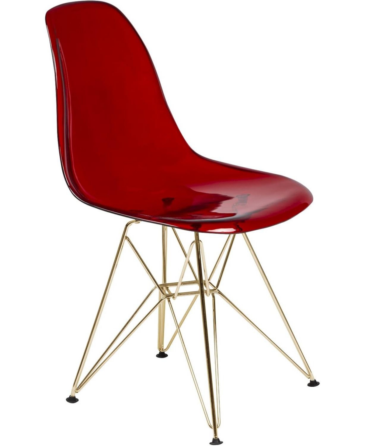 Click here for LeisureMod Cresco Molded Eiffel Side Chair with Go... prices