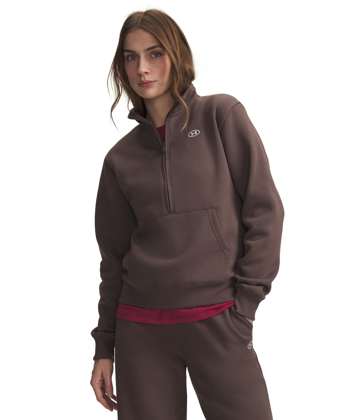 Click here for Under Armour Womens Rival Fleece Half-Zip Sweatshi... prices