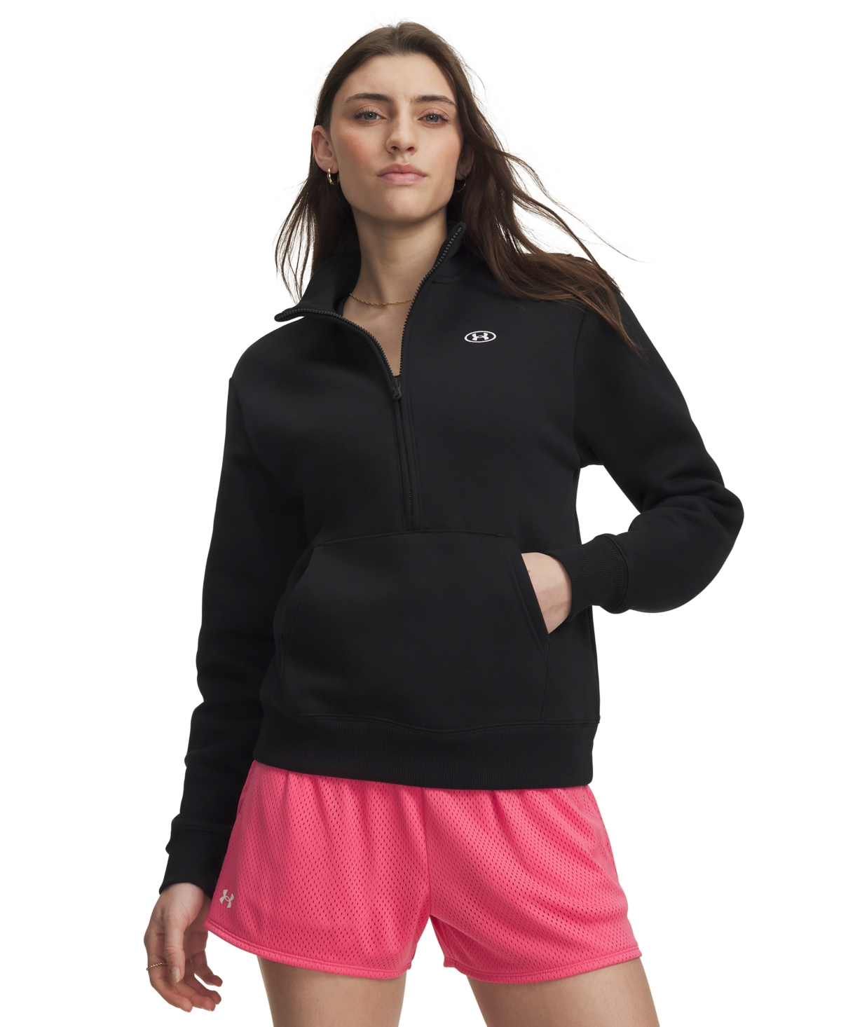 Click here for Under Armour Womens Rival Fleece Half-Zip Sweatshi... prices
