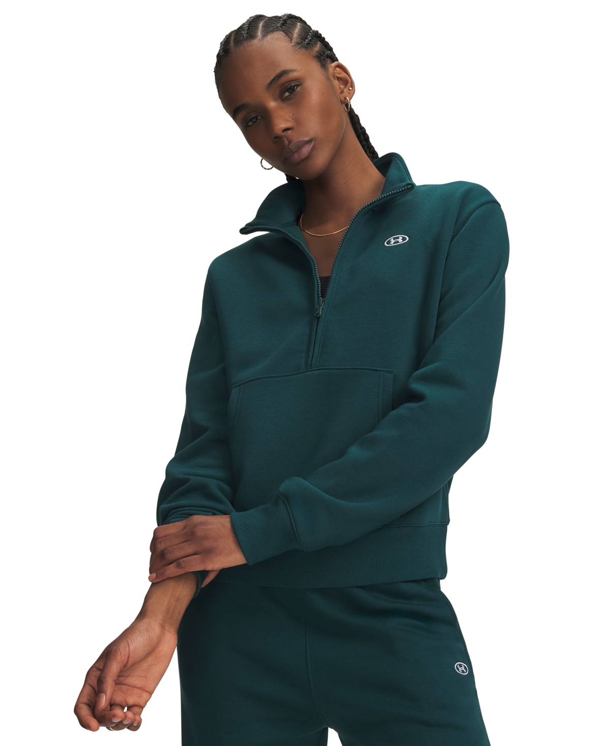 Click here for Under Armour Womens Rival Fleece Half-Zip Sweatshi... prices