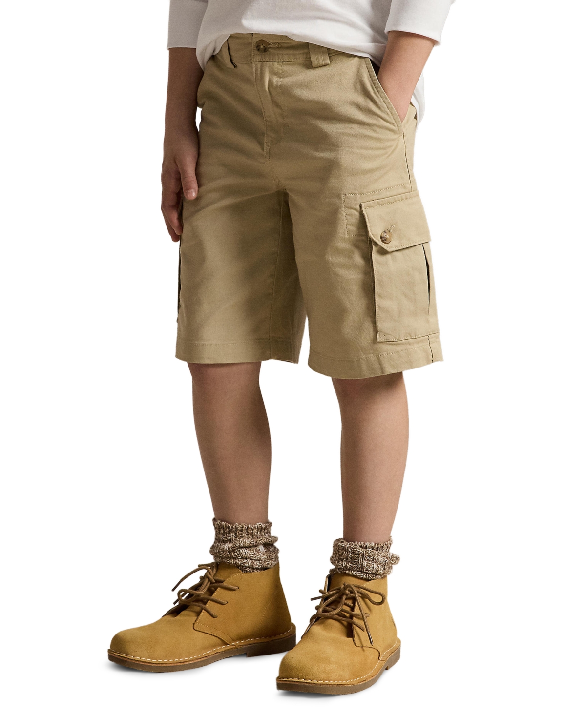 Click here for Polo Ralph Lauren Big Boys Stretch Twill Cargo Sho... prices