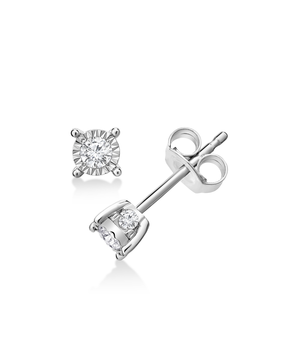 Click here for TruMiracle Diamond Stud Earrings (3/8 ct. t.w.) in... prices