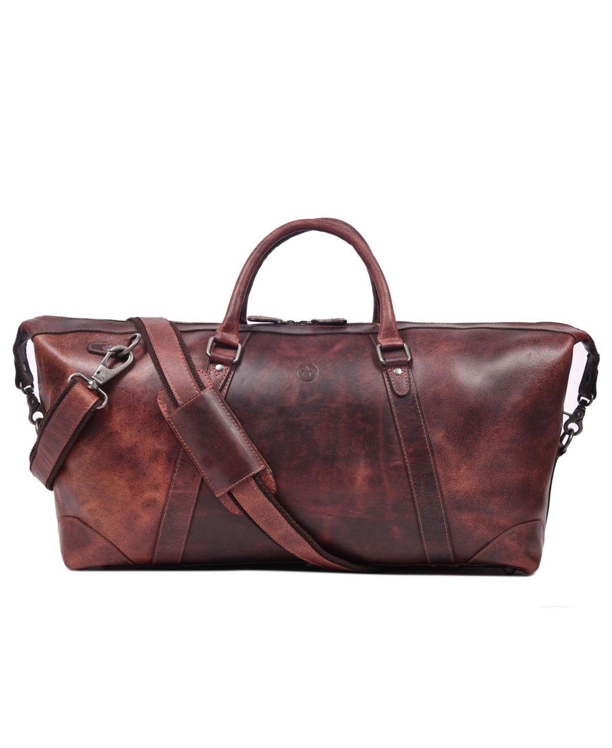 Click here for 20 Inch Apex Leather Duffle Bag - Black prices
