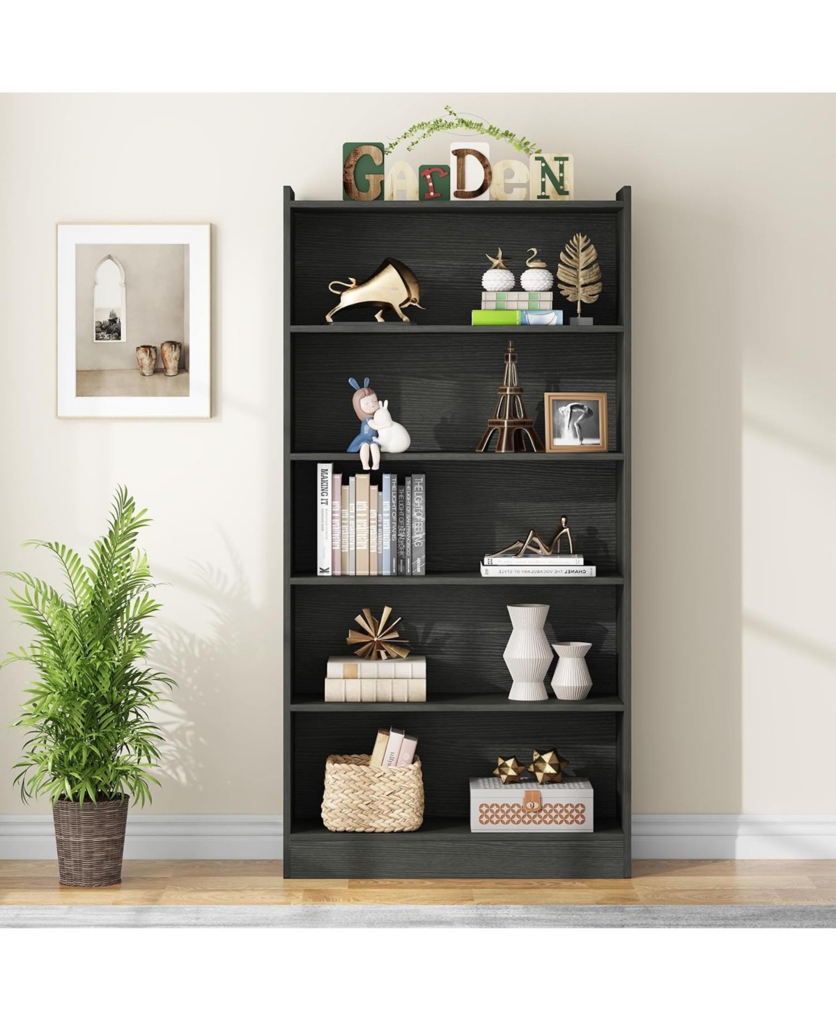 Click here for Tribesigns 71-inch Tall Bookcase  Modern 6-Tier Li... prices