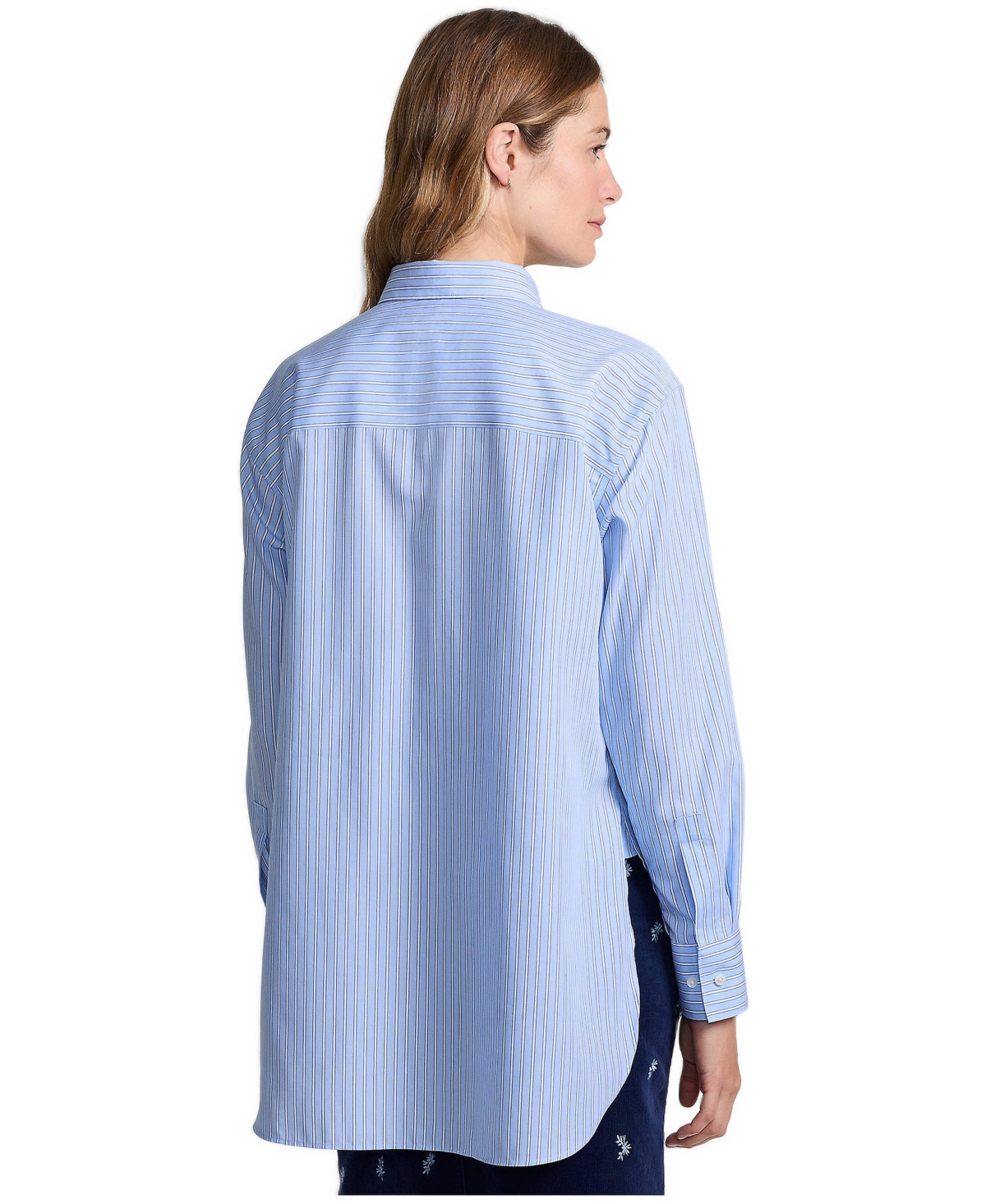 Click here for Lands End Womens Oversized No Iron Tunic with Stat... prices