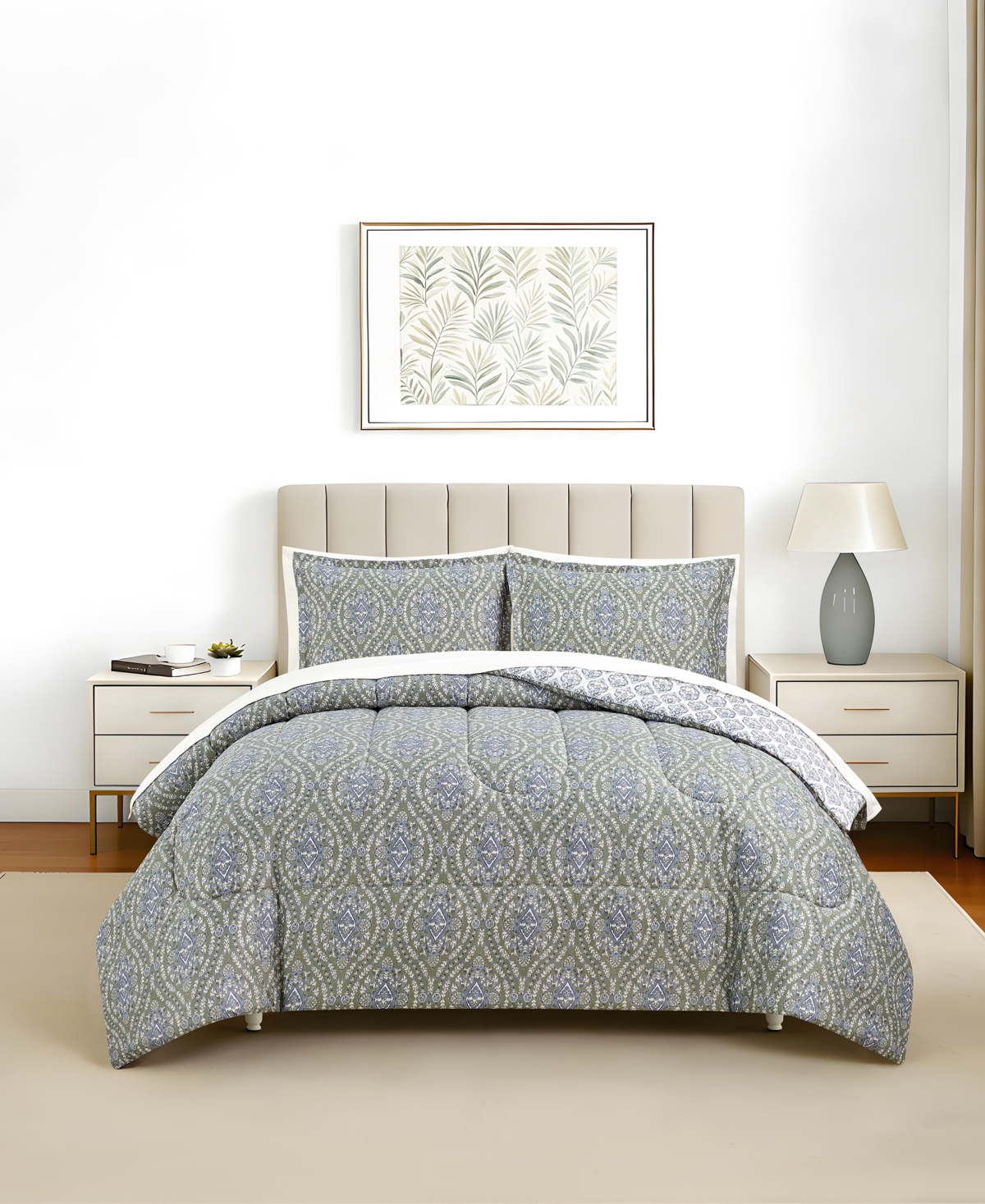 Click here for Macys Ferrah Soft Hand Feel 3-Piece Comforter Set... prices