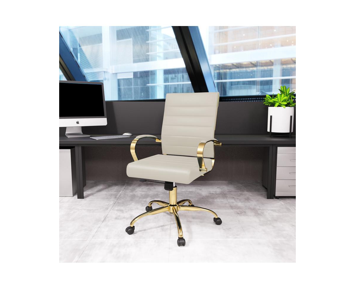 Click here for LeisureMod (Set of 2) Benmar Leather Office Chair... prices