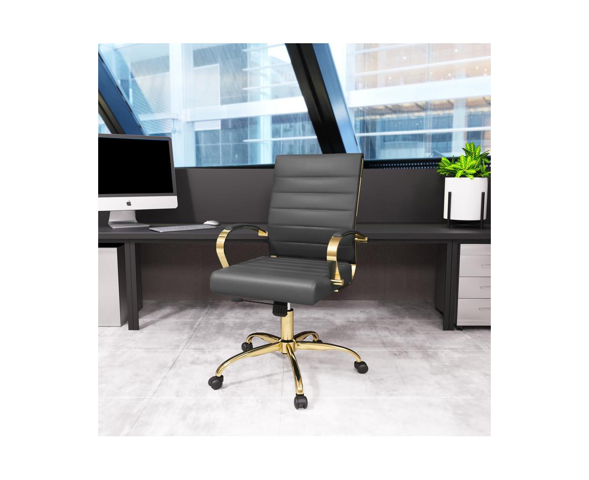 Click here for LeisureMod (Set of 2) Benmar Leather Office Chair... prices