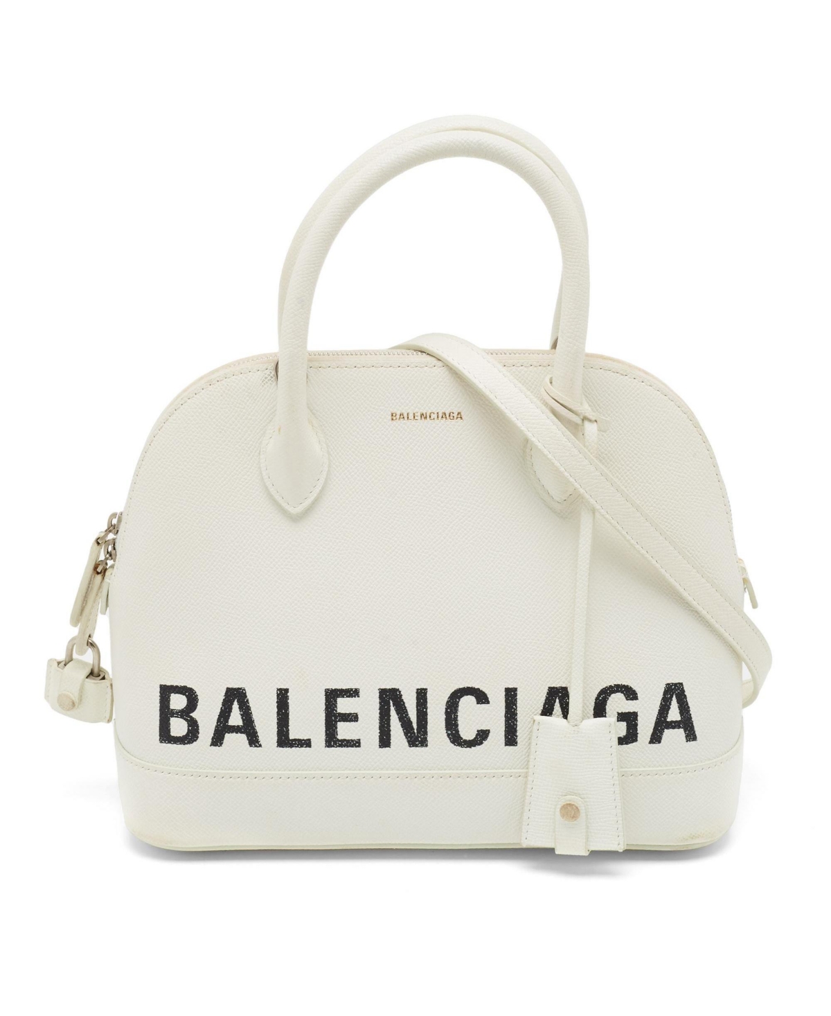 Click here for Pre-Owned Balenciaga Womens Leather Satchel - Whit... prices