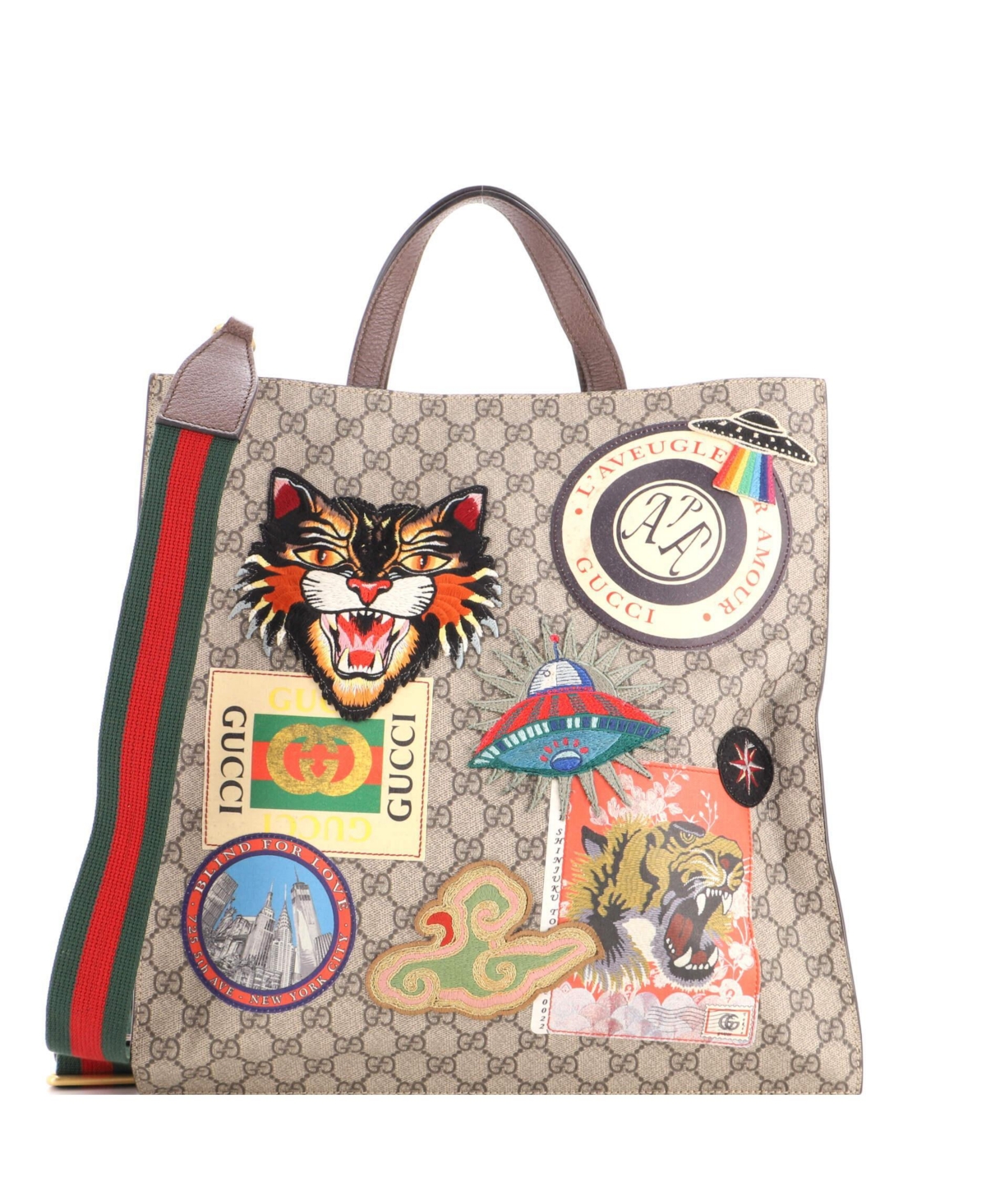 Click here for Pre-Owned Gucci North South Courrier Convertible S... prices