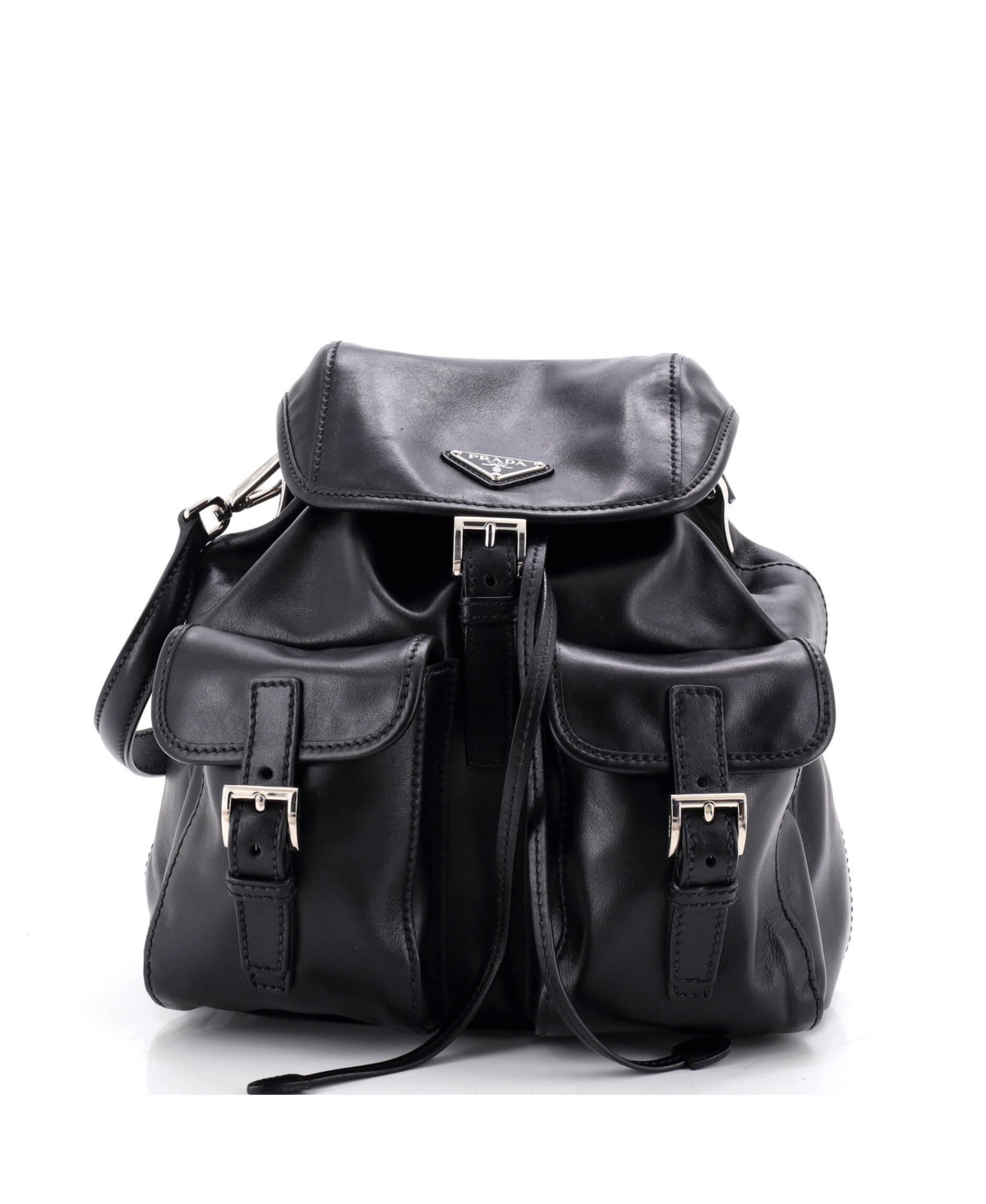 Click here for Pre-Owned Prada Small Double Pocket Shoulder Bag S... prices