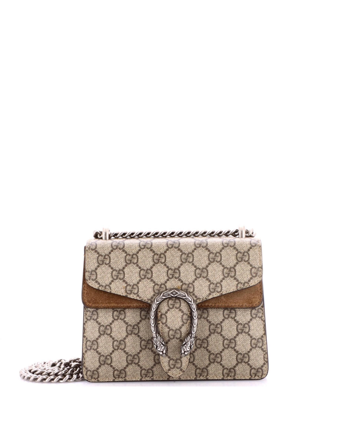 Click here for Pre-Owned Gucci Mini Dionysus Bag Gg Coated Canvas... prices