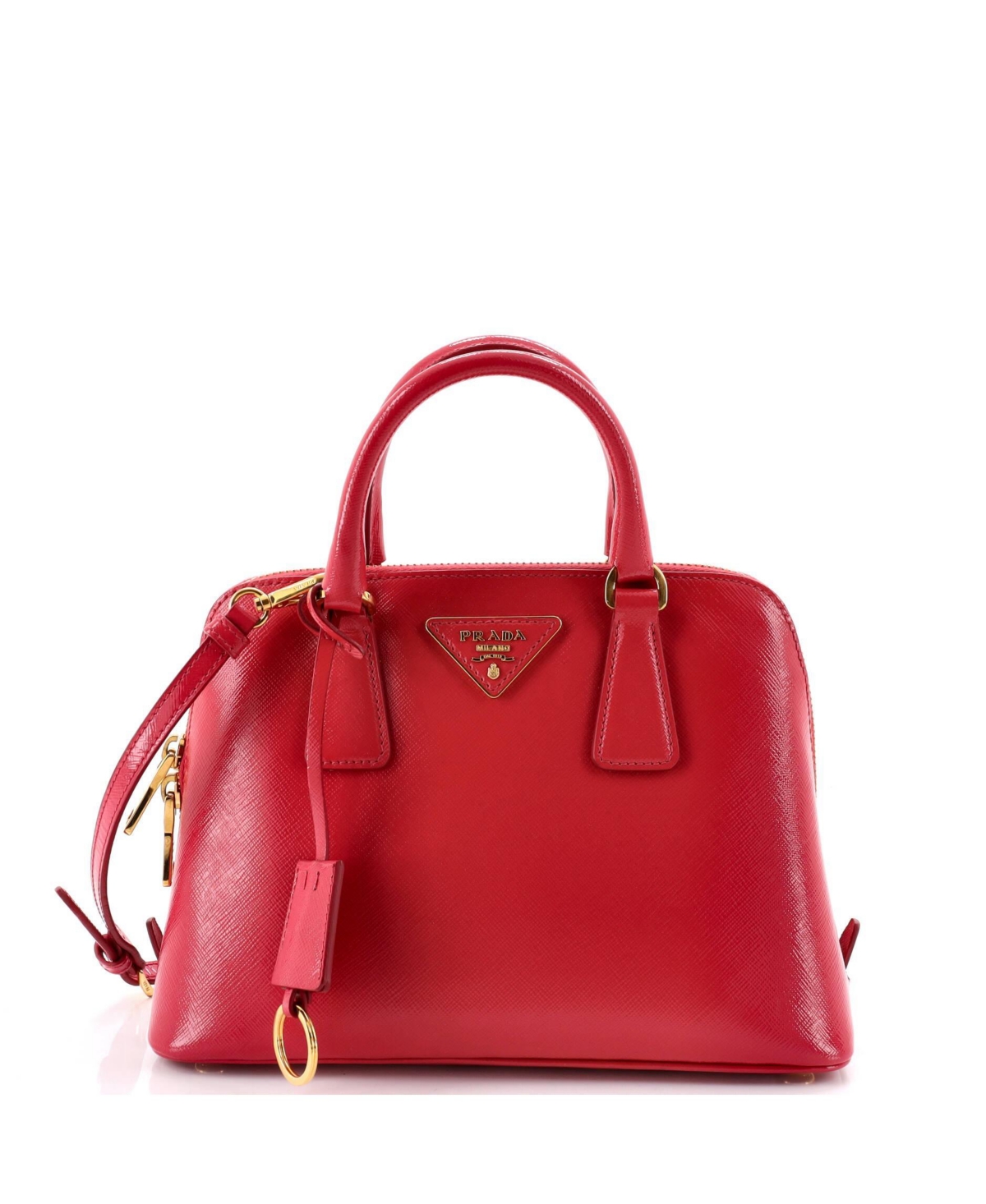 Click here for Pre-Owned Prada Small Promenade Bag Vernice Saffia... prices