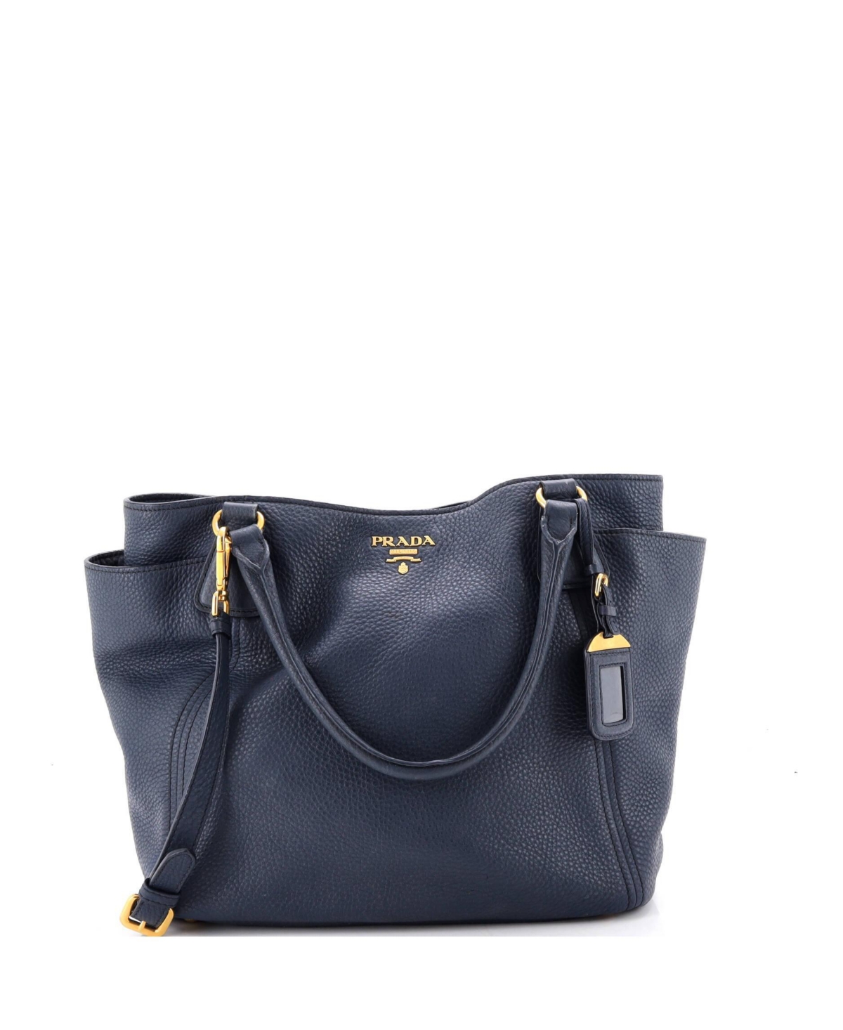 Click here for Pre-Owned Prada Large Side Pocket Convertible Tote... prices