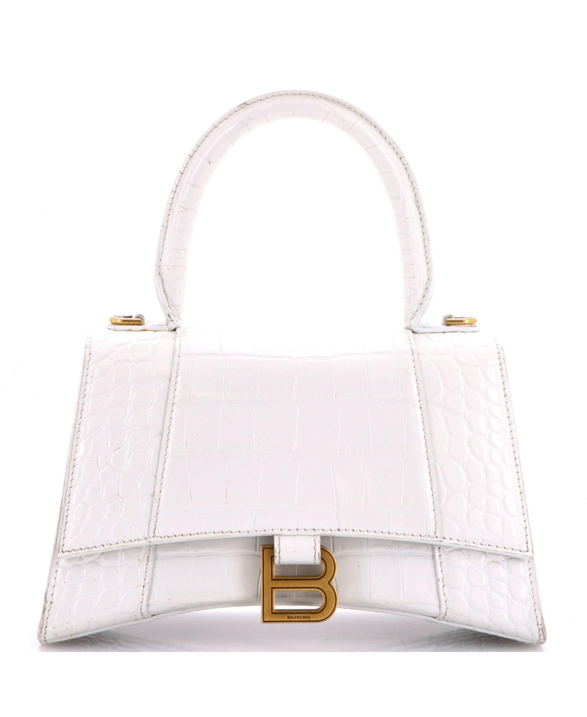 Click here for Pre-Owned Balenciaga Small Hourglass Top Handle Ba... prices
