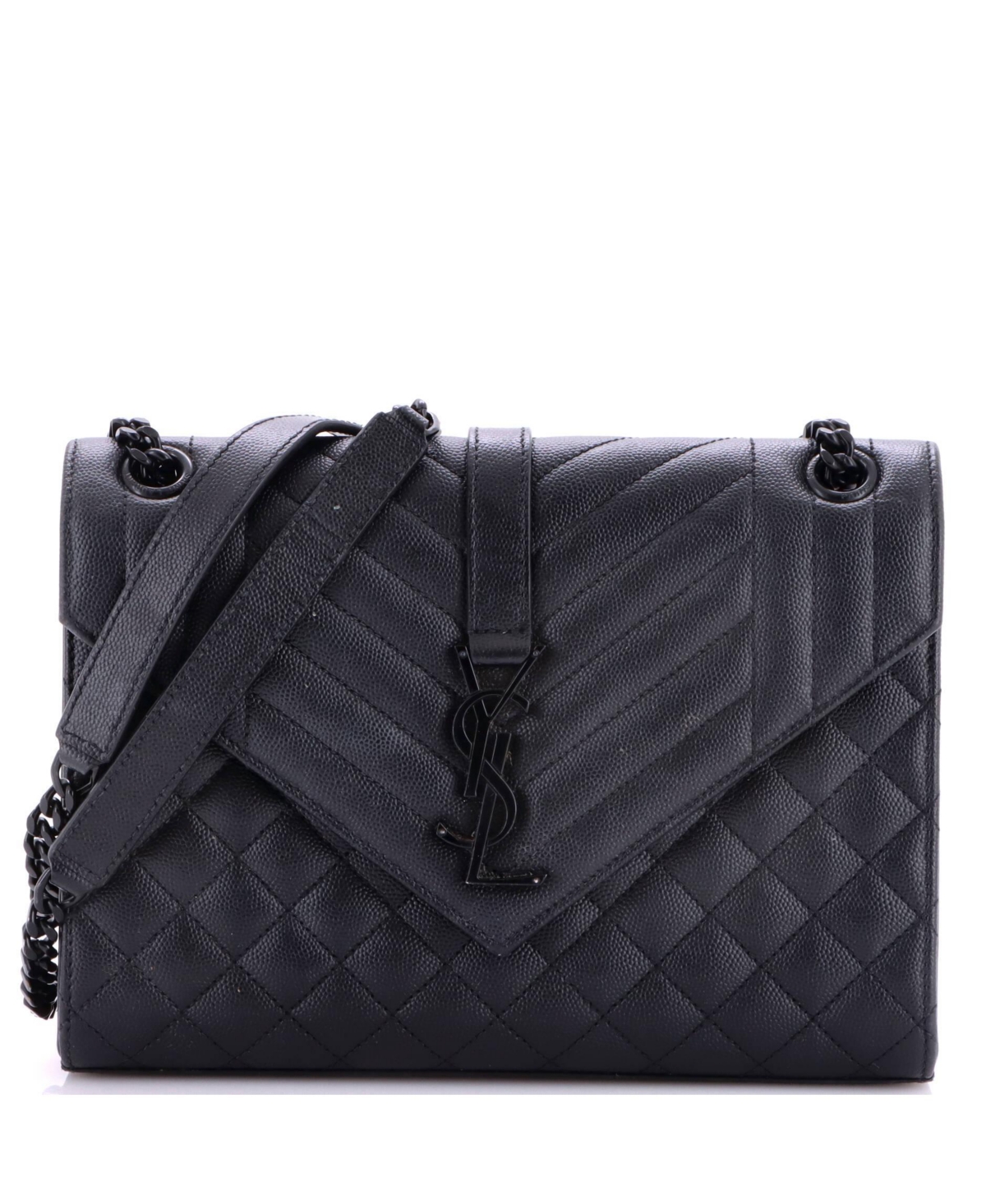 Click here for Pre-Owned Saint Laurent Medium Classic Monogram En... prices