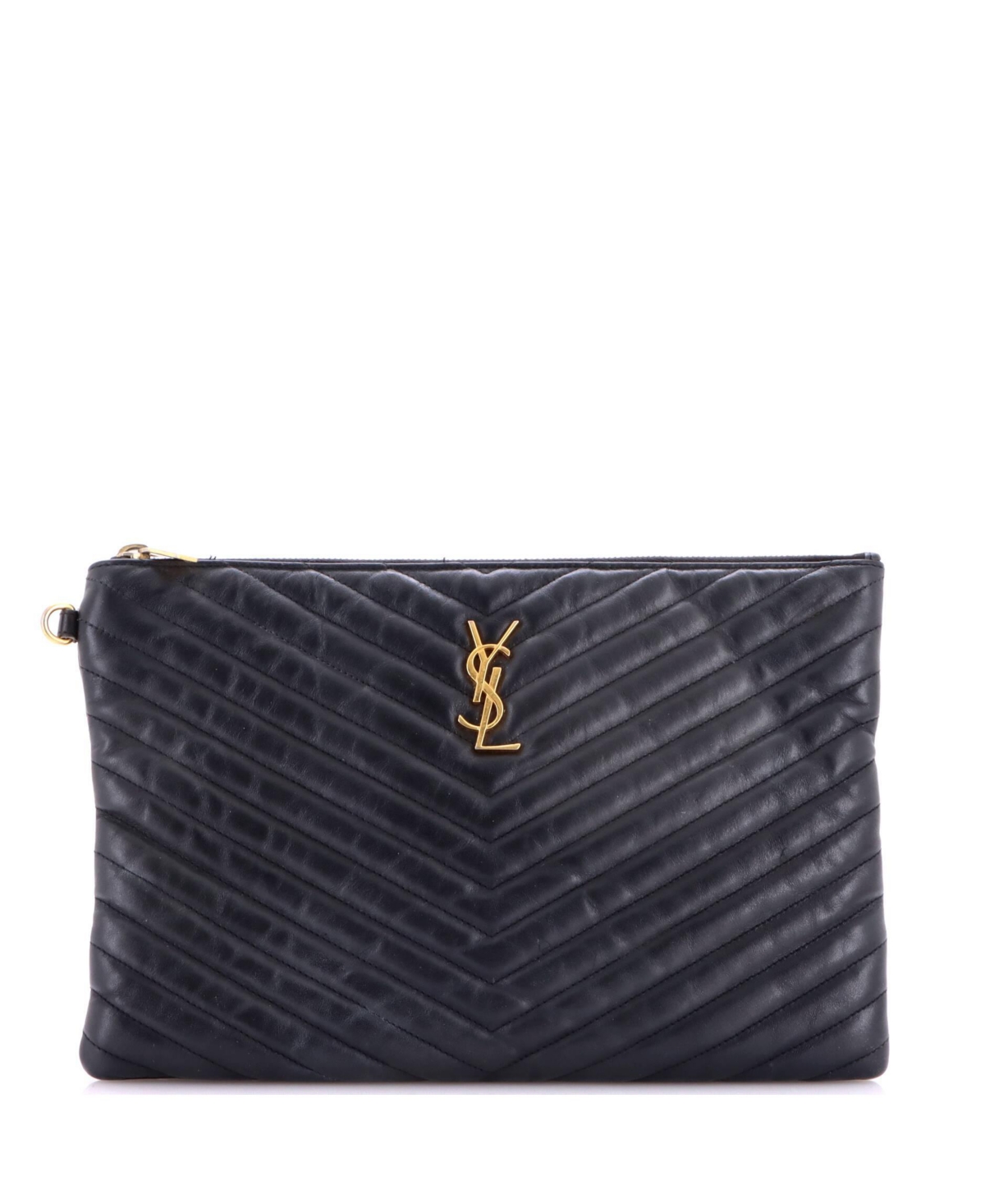 Click here for Pre-Owned Saint Laurent Medium Classic Monogram Wr... prices