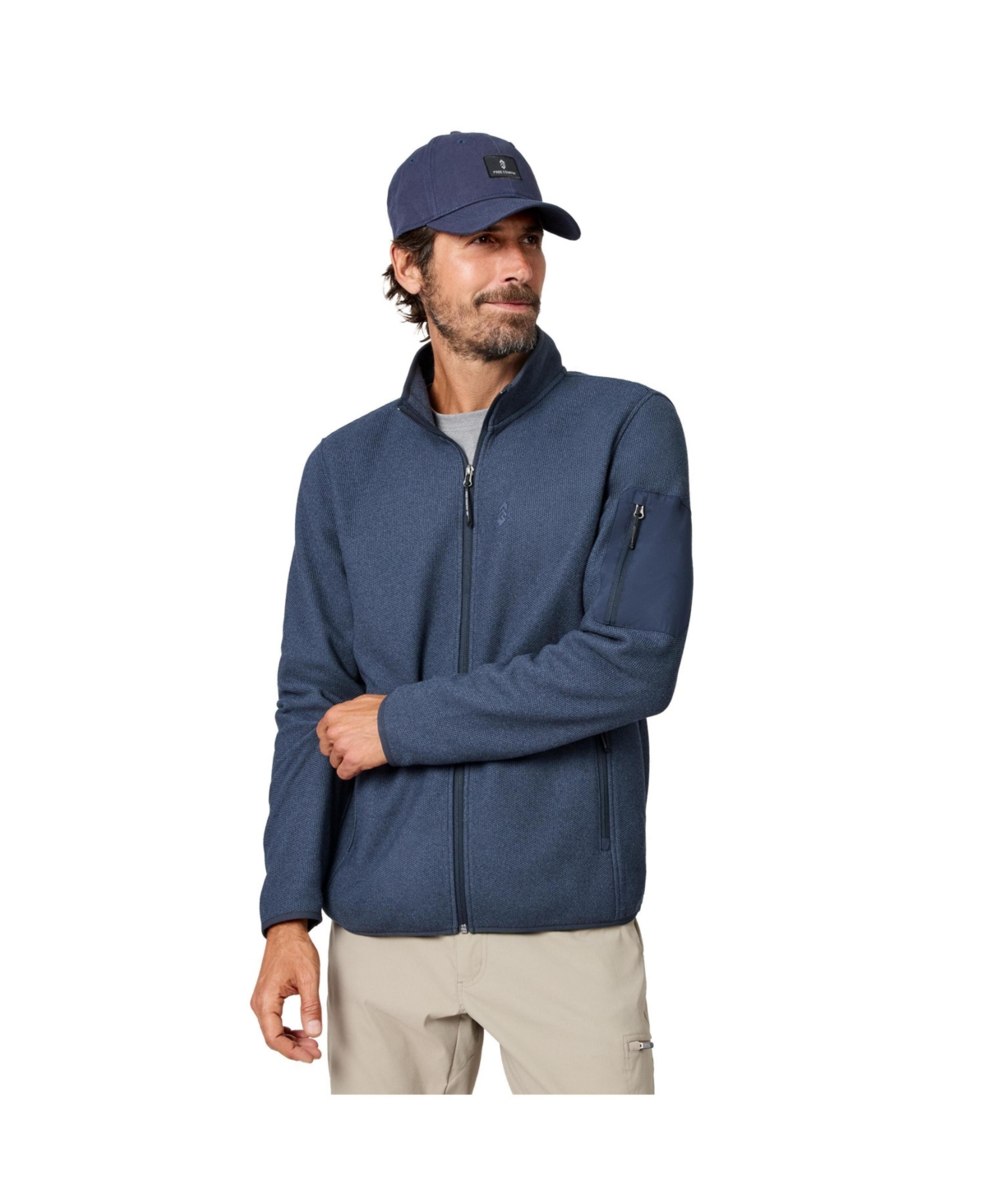 Click here for Free Country Mens Cliffside Pique Fleece Jacket -... prices