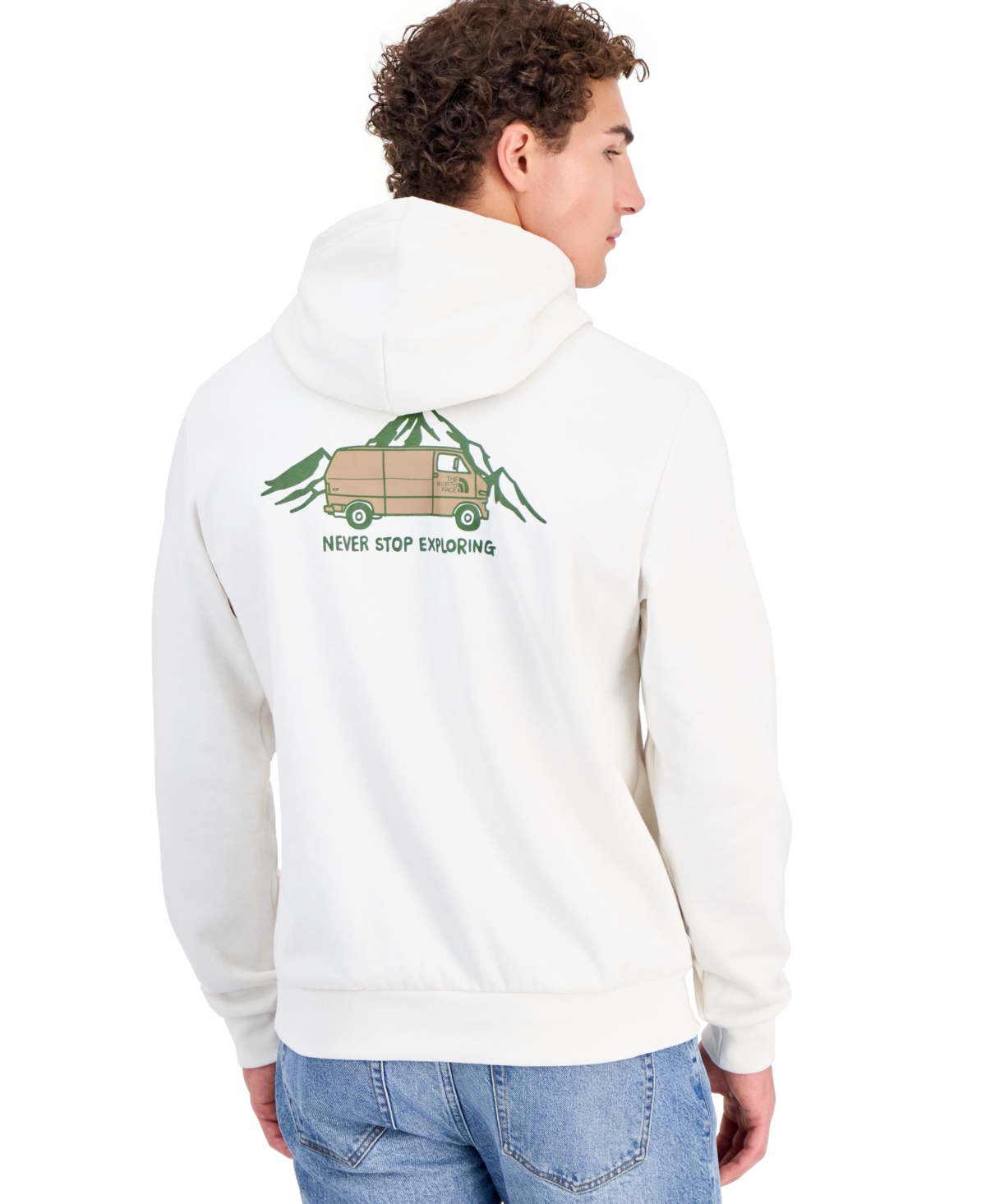 Click here for The North Face Mens Van Life Graphic Hoodie - Whit... prices