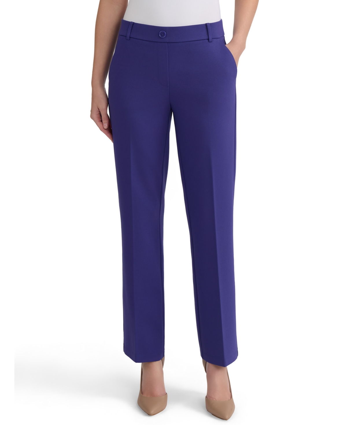 Click here for Kasper Womens Audrey Pull-On Compression Pants - R... prices