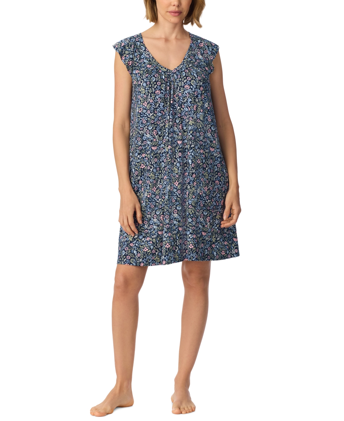 Click here for Ellen Tracy Womens Flutter-Raglan V-Neckline Flora... prices