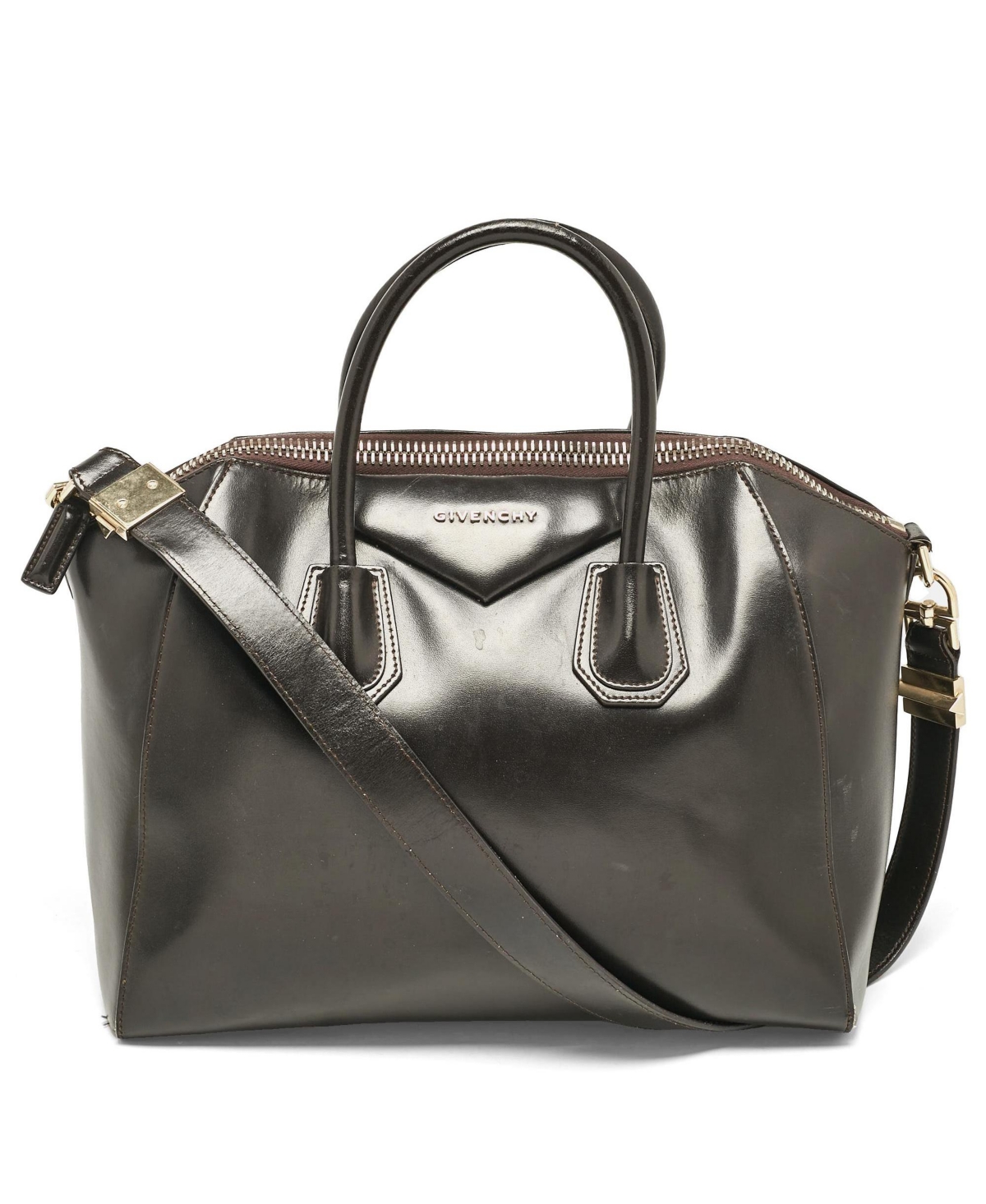 Click here for Pre-Owned Givenchy Antigona Medium Leather Satchel prices