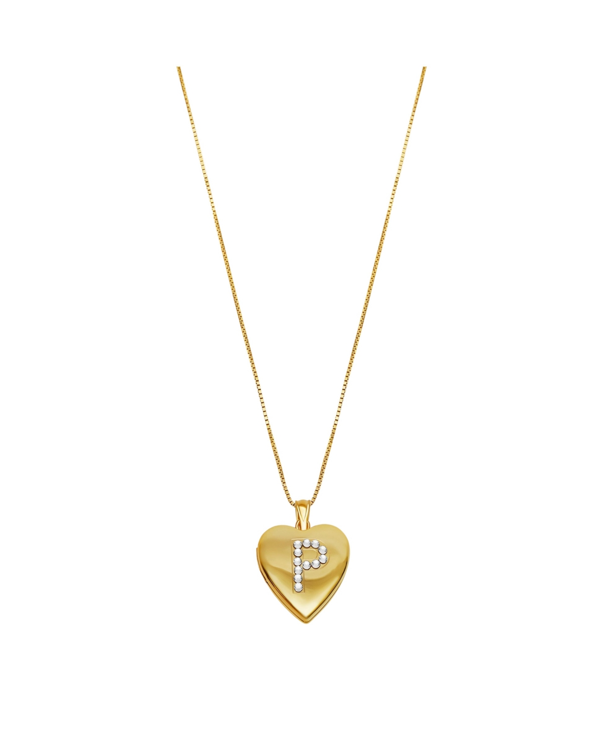 Click here for The M Jewelers Initial Locket Necklace - P prices